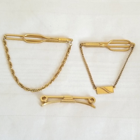 SWANK | Accessories | Vintage Swank Tie Bar Clip Chain Gold | Poshmark